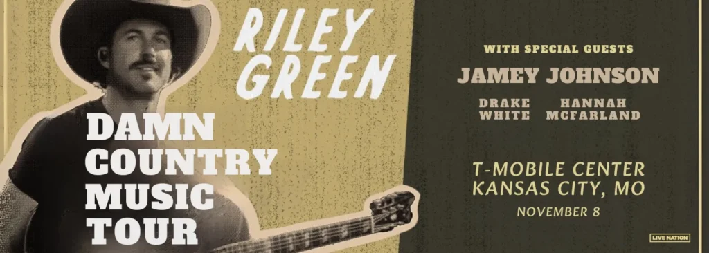 Riley Green Tickets | 8th November | T-Mobile Center | T-Mobile Center